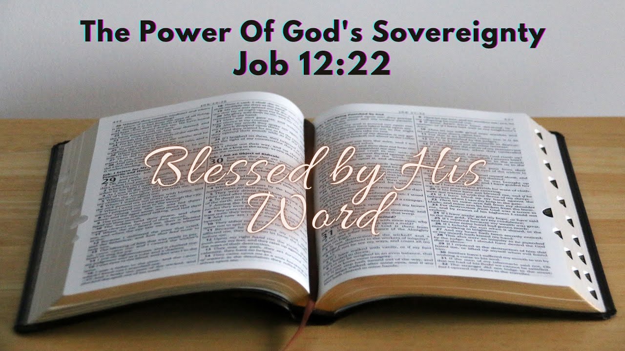 Verse Of The Day | Today's Verse : Job 12:22 | The Power of God's ...