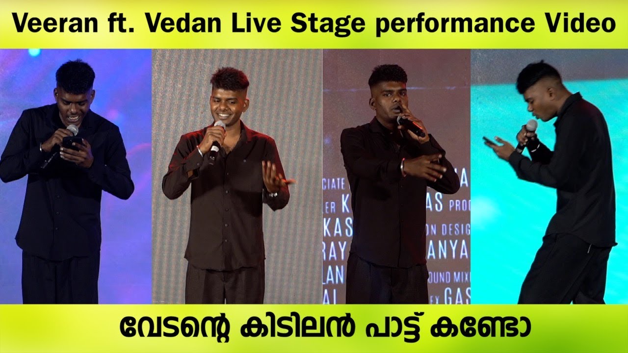 Veeran ft. Vedan Live Stage performance Video | Checkmate | Ratish ...