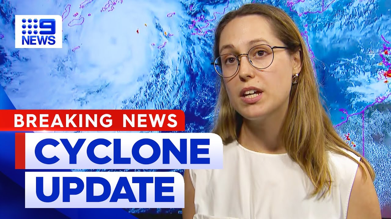 BOM provides update on Tropical Cyclone Jasper | 9 News Australia - YouTube