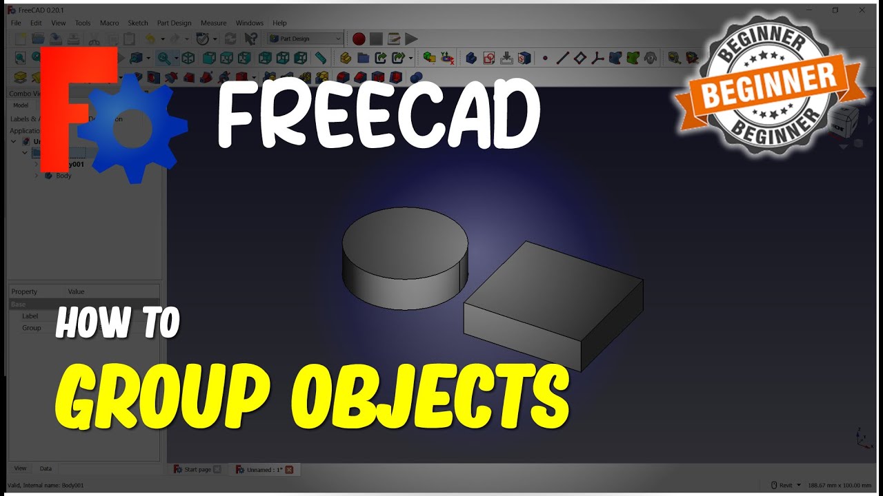 FreeCAD How To Group Objects YouTube freecad-how-to-group-objects-youtube