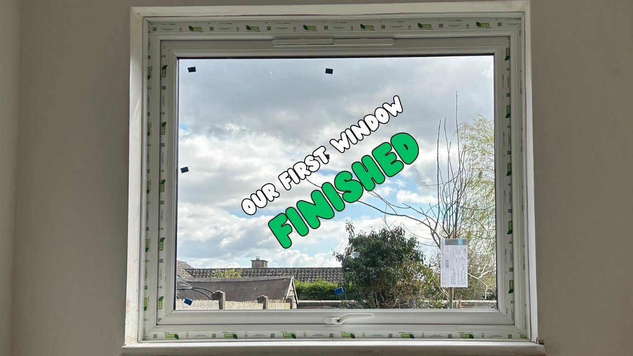UPVC window installation part 2 - YouTube