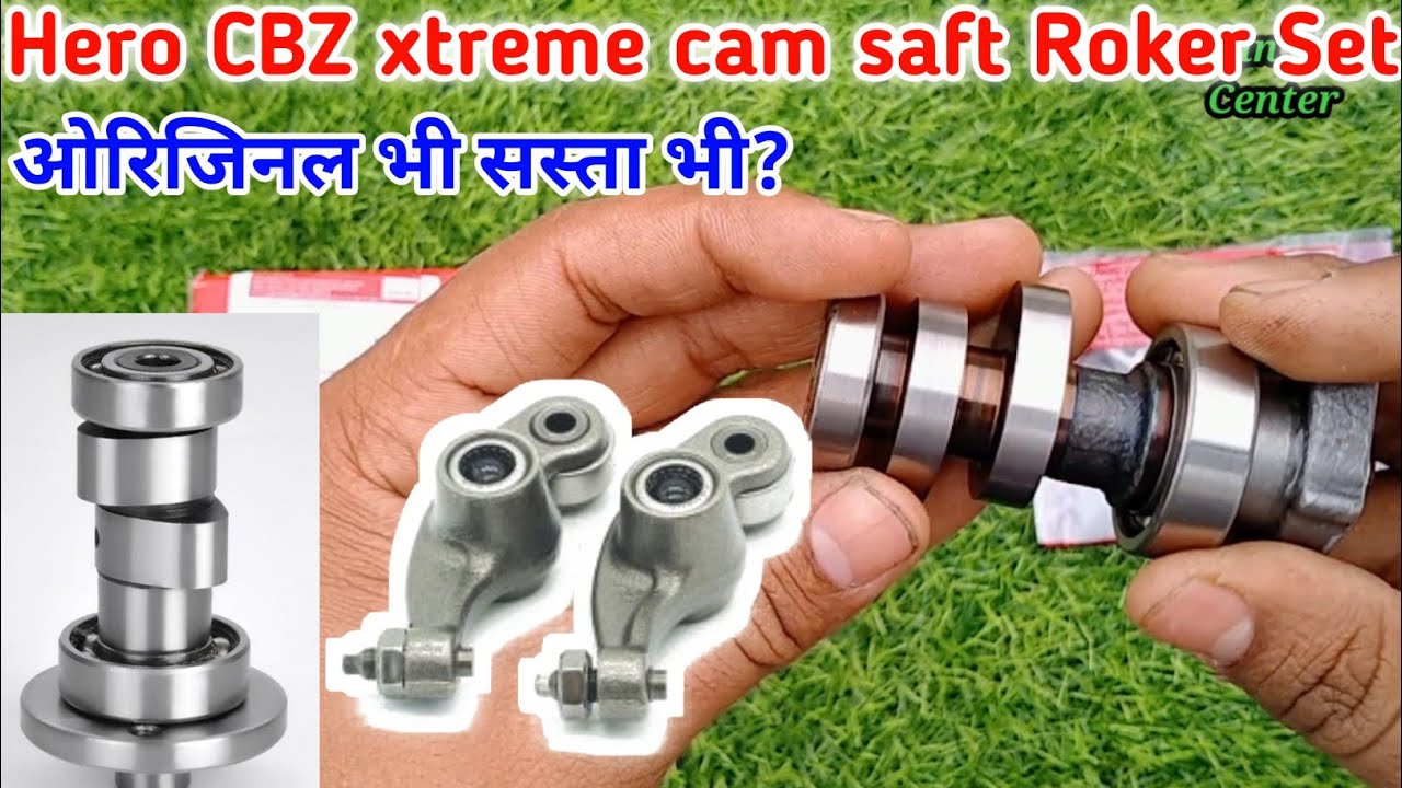 hero CBZ xtreme cam shaft Roker arms - YouTube