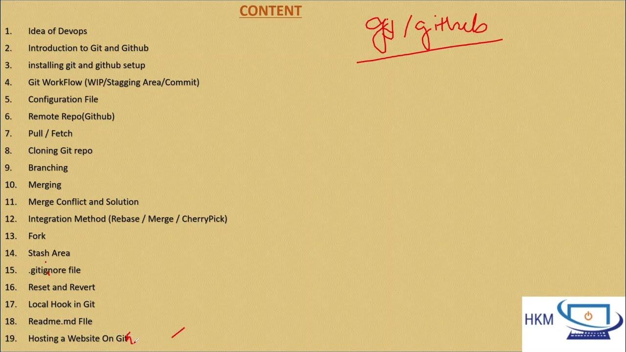 0. Content(Git/Github) - YouTube