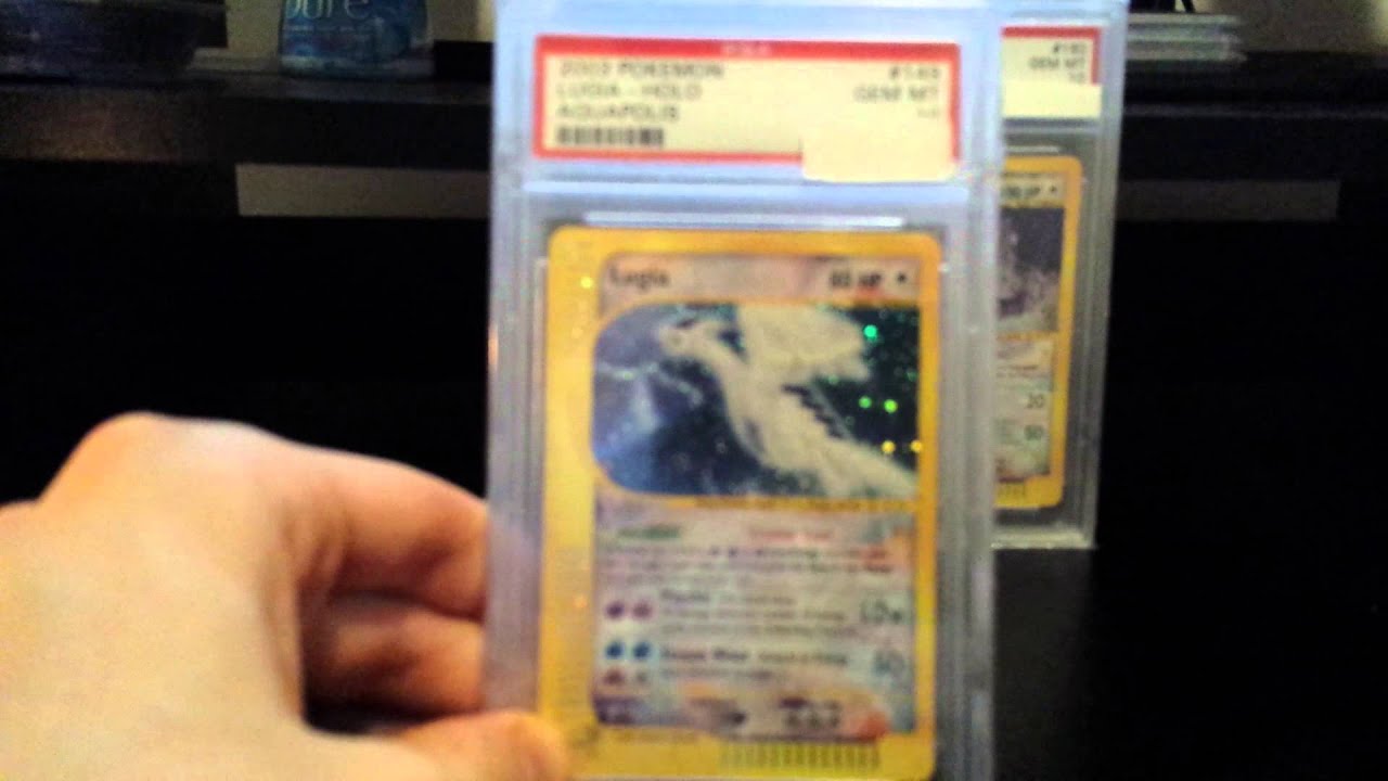 WHOA! Pokemon PSA 10 Crystal Lugia Aquapolis and MORE! - YouTube