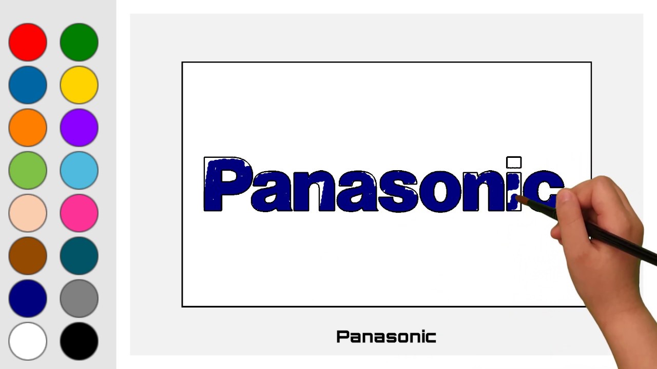 Coloring Panasonic Logo - YouTube