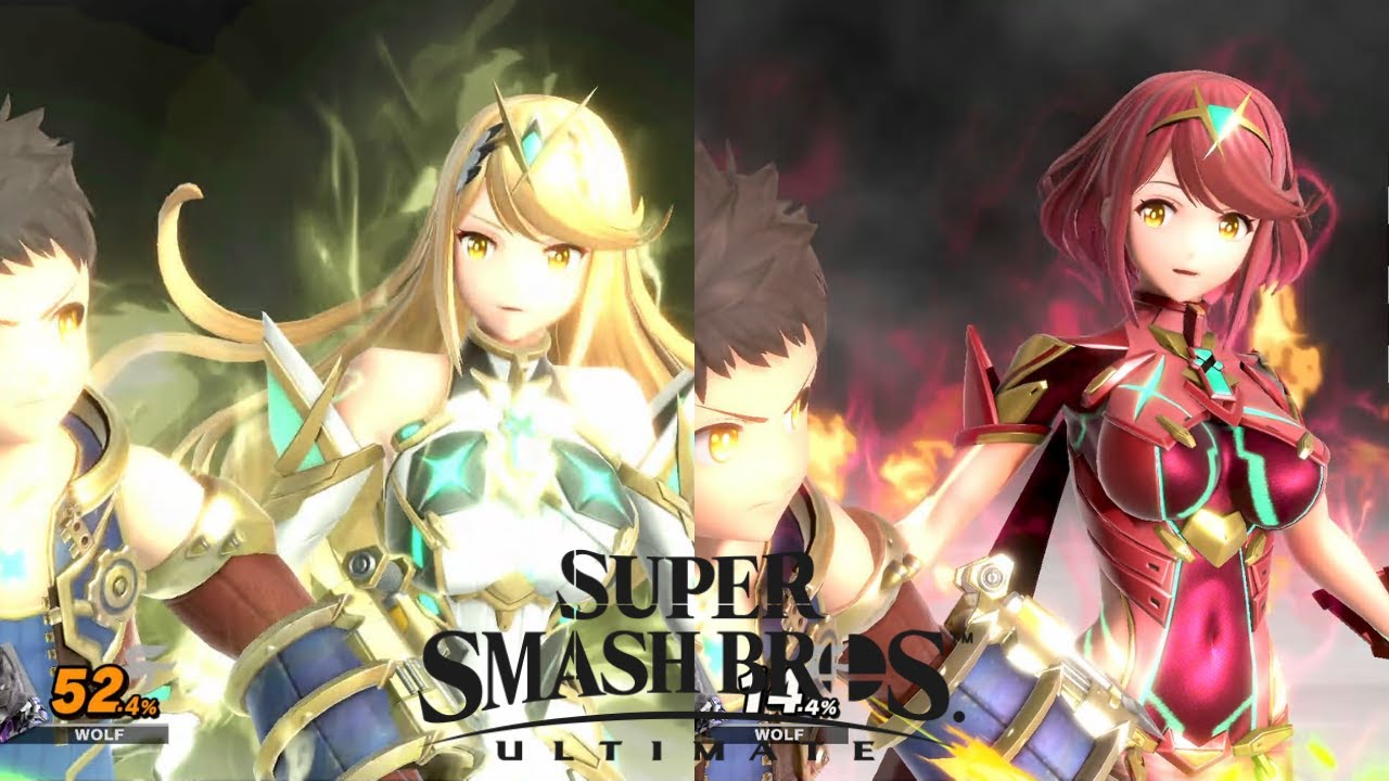 Pyra/Mythra full moveset, animations, specials, Final smash, kirby hat ...