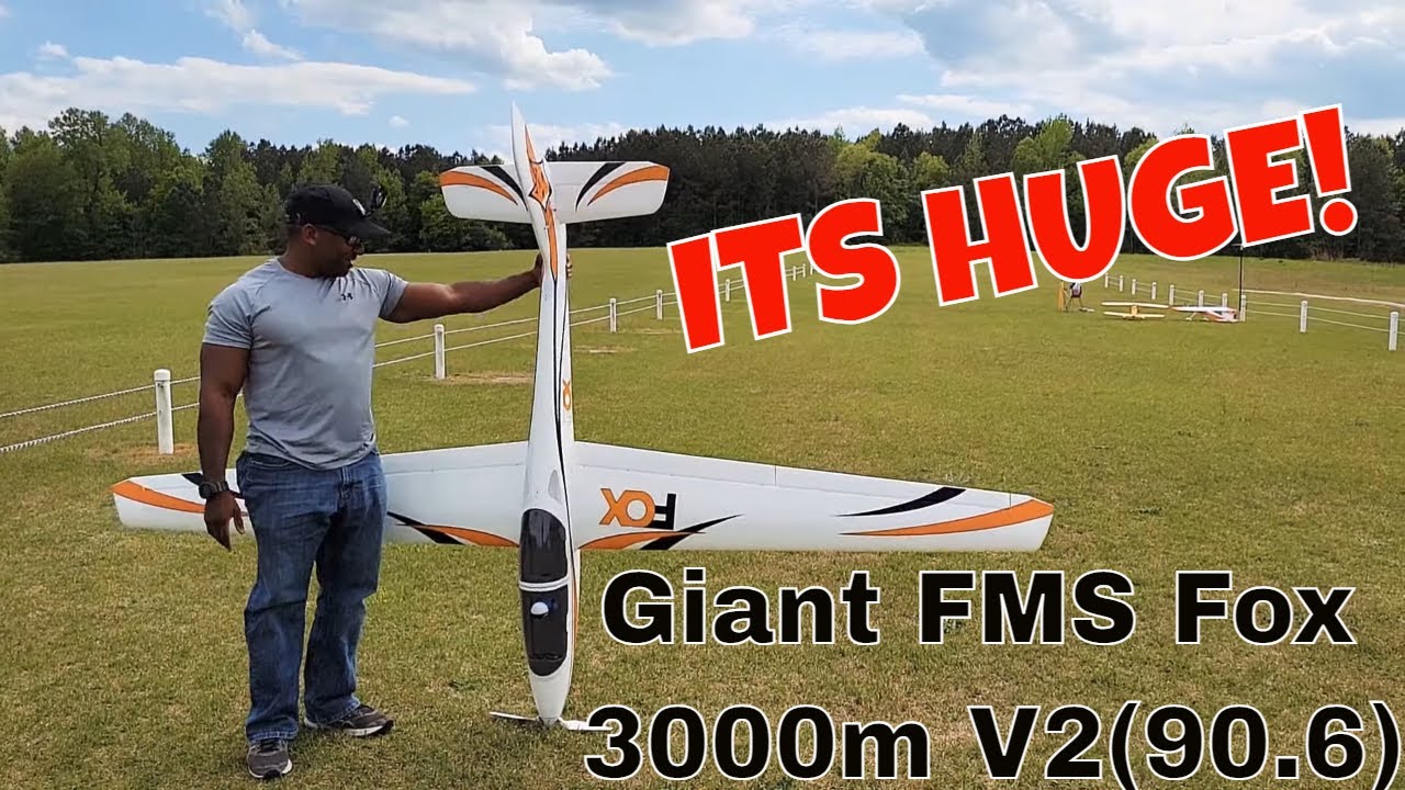 Master the Skies: Discover the Unmatched RC Experience with the Giant FMS Fox 3000m V2#rc # ...