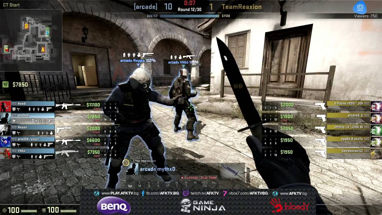 Game Ninja CS:GO #2 - Reaxion vs arcade - YouTube