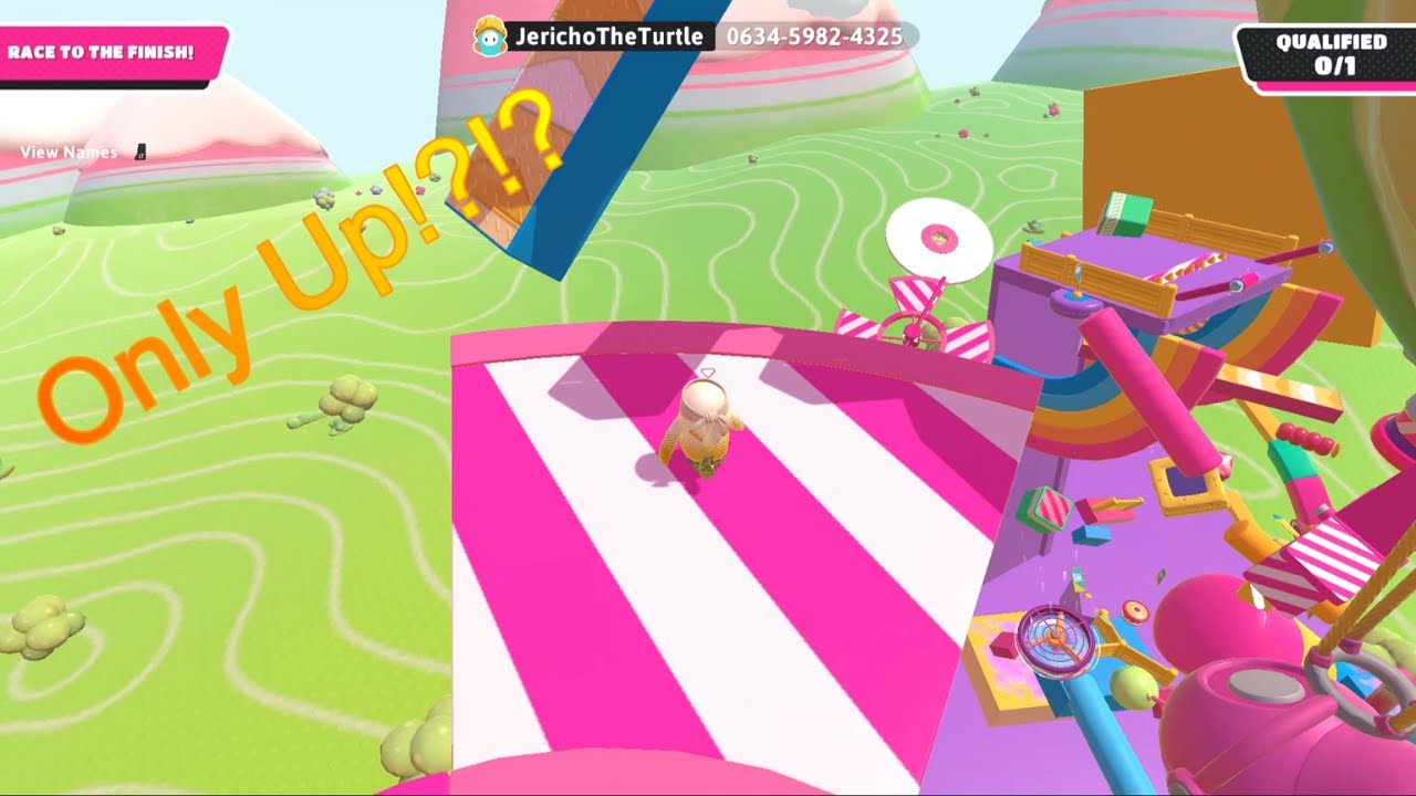I Beat Only Up in Fall Guys!!! - YouTube