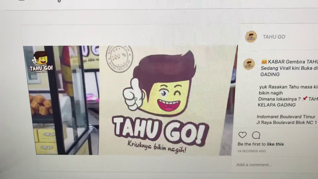 Iklan FB dan IG untuk Mitra saat opening - YouTube