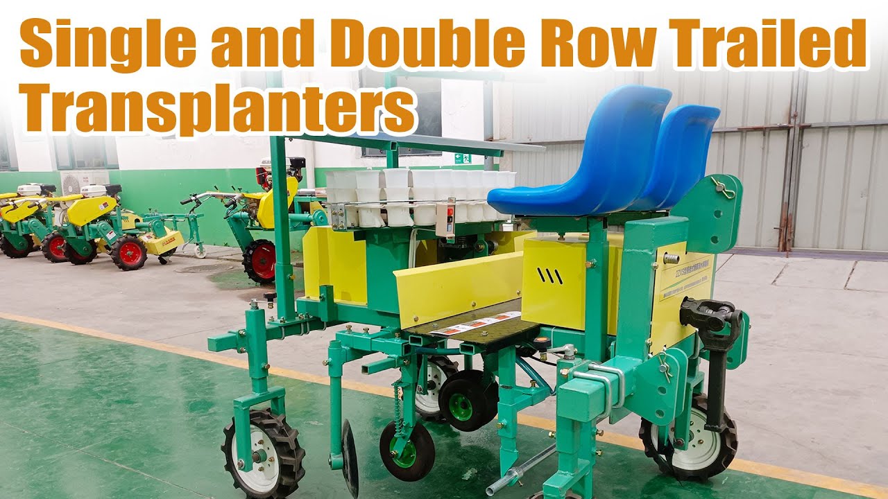 Single & Double Row Tractor-Pulled Transplanter - Efficient and Precise ...