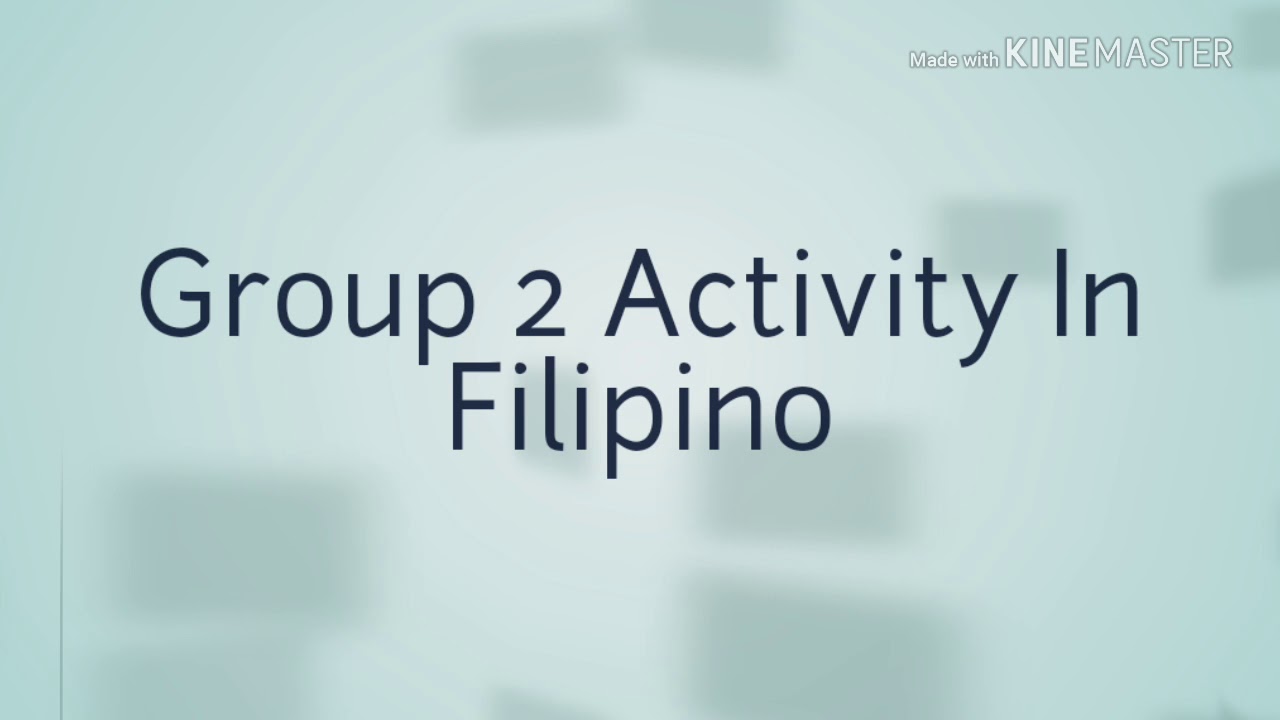 “Pakikipanayam”(Interview) Group Activity - YouTube