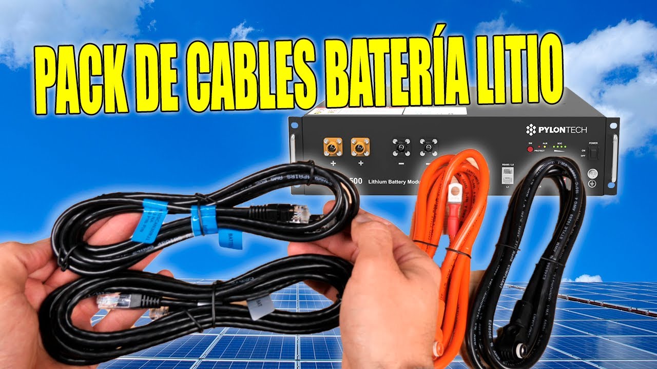 Cables Pylontech para Baterías de Litio: Conexión y Comunicación BMS ...