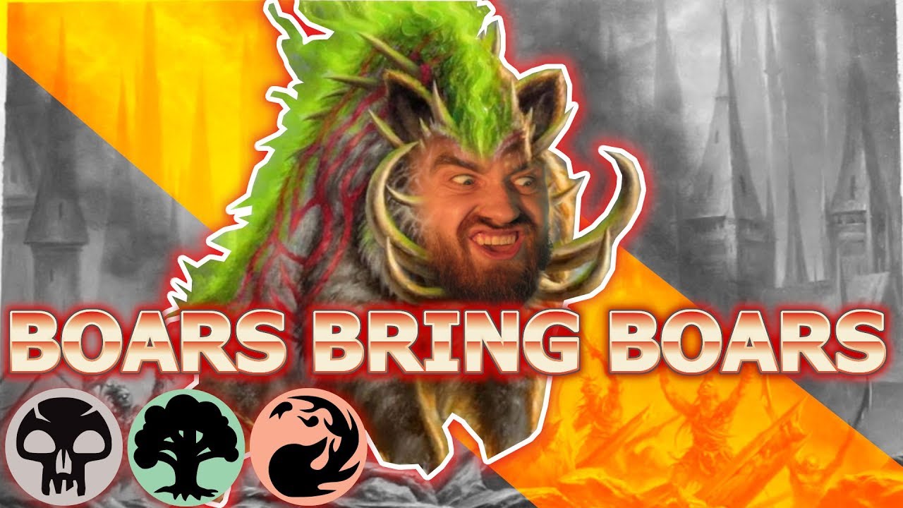 THE BOAR JOURNEY. Standard MTG Arena WAR Deck Tech and Games - YouTube
