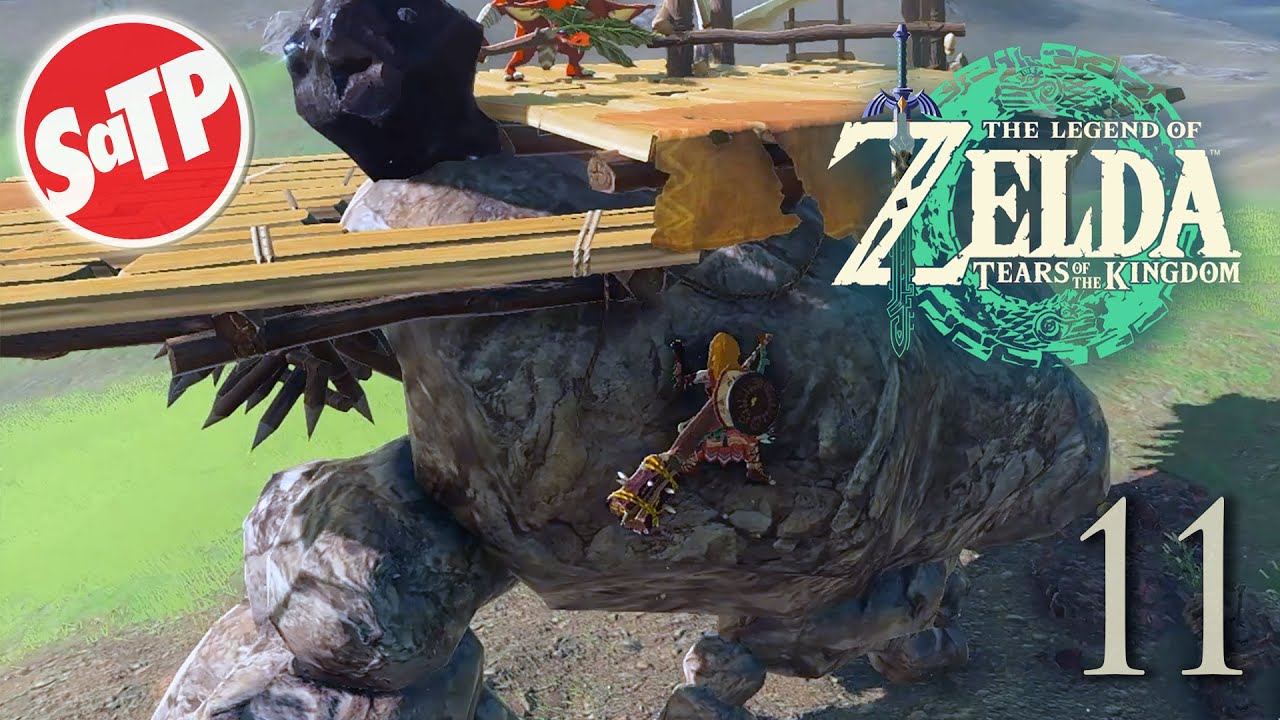 TEARS OF THE KINGDOM | Part 11 - Stone Talus Walking Fortress ...