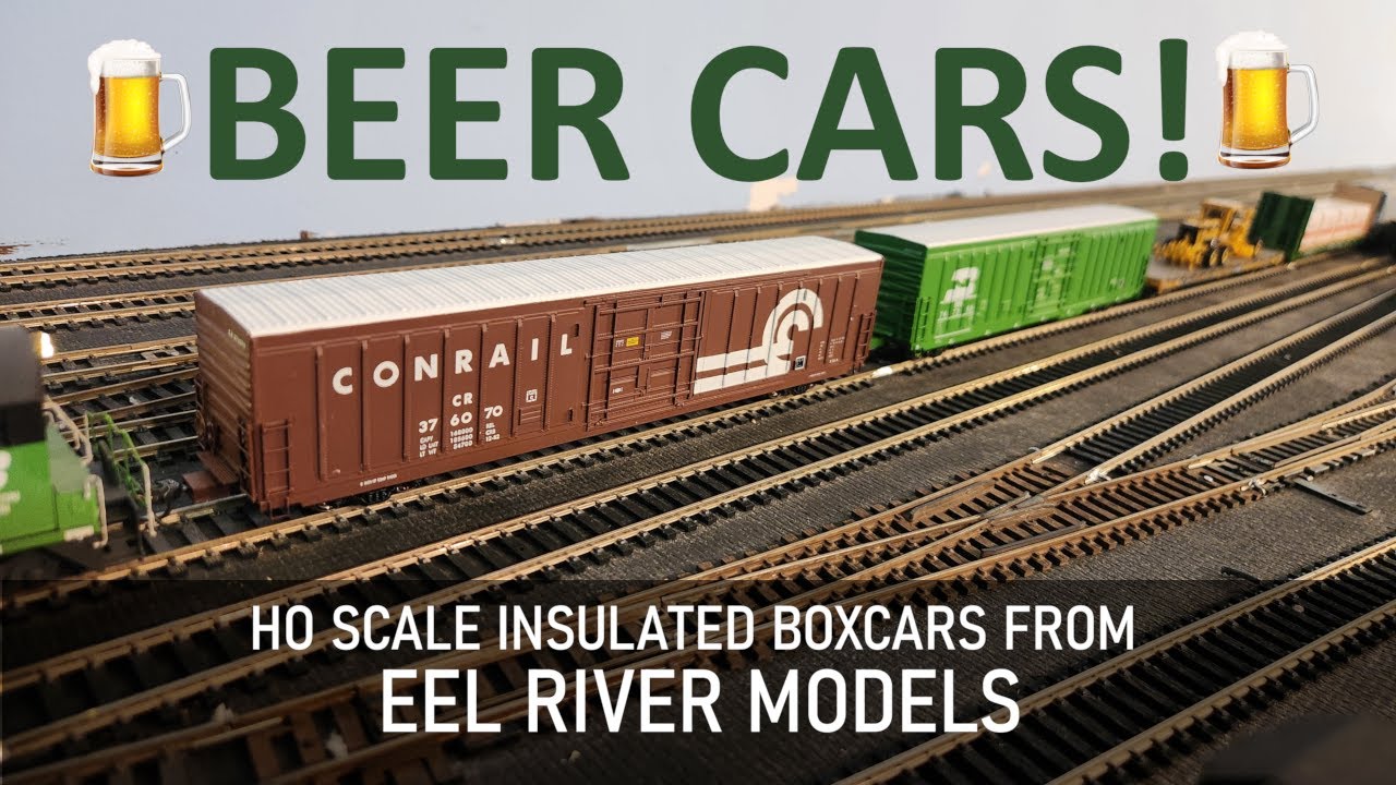 HO Scale Eel River Beer Cars - YouTube