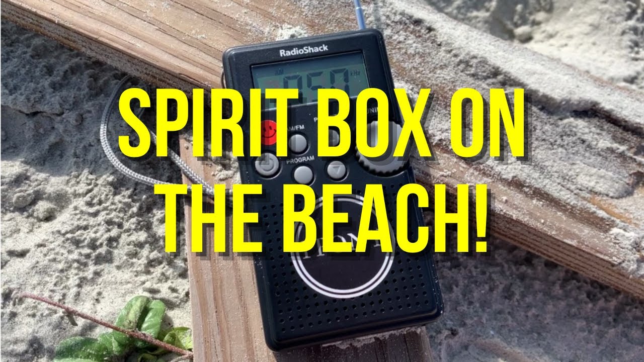 Spirit Box on the Beach! Radio Shack 12-587 Ghost Box #paranormal - YouTube