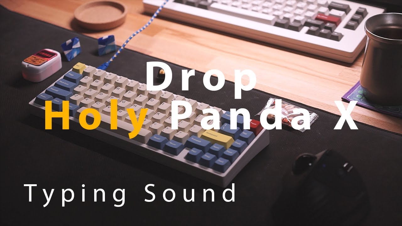 Typing Sound - Holy Panda X pre-lubed w/ KBD67 Lite v3 - YouTube