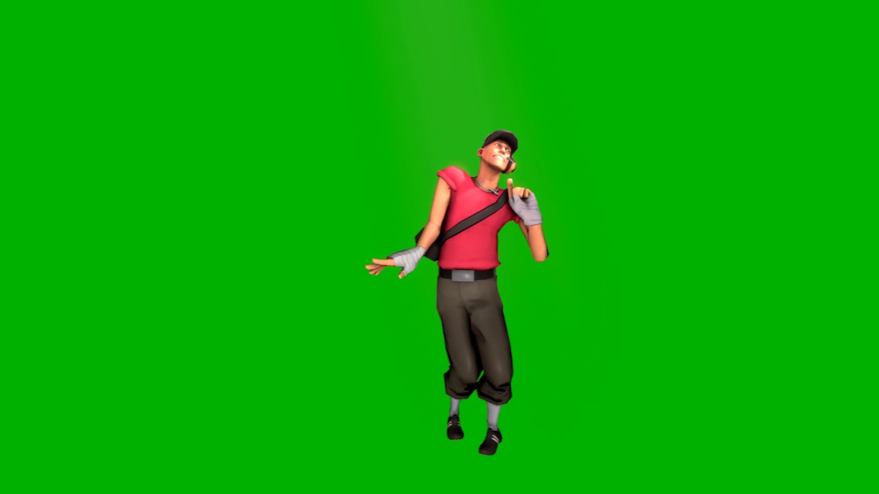 Dancing Scout Green Screen - YouTube