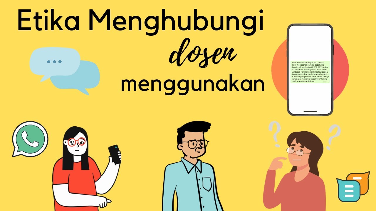 Etika Menghubungi Dosen - YouTube