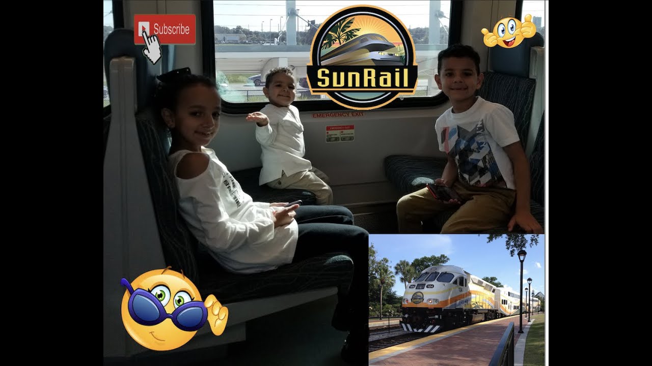 Riding The SunRail!!! Riding The SunRail To Downtown Orlando On a ...