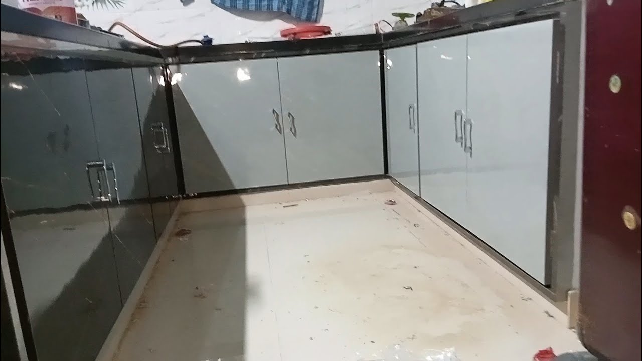 Modern kitchen cupboards || cupboard work - YouTube