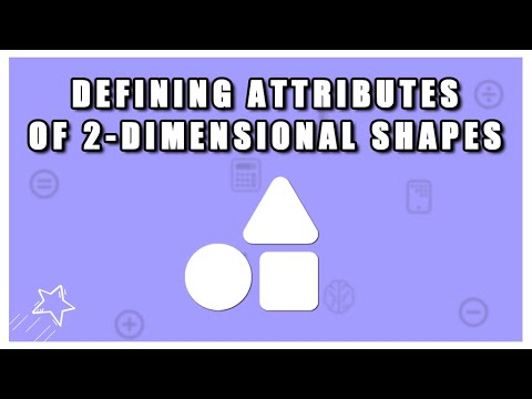 Defining Attributes of 2 Dimensional Shapes - Second Grade - YouTube