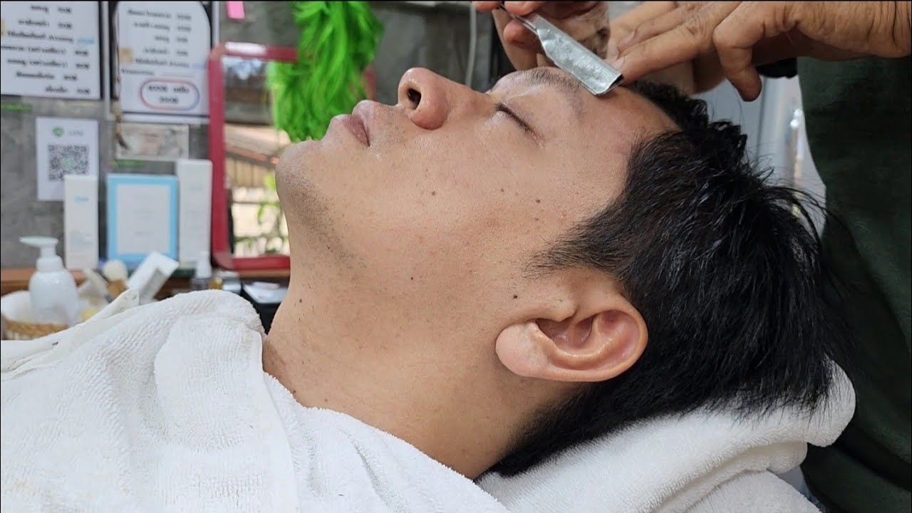😴 Relaxing Barbershop 💈 Hot Towel Full Shave 🪒 Asmr Youtube