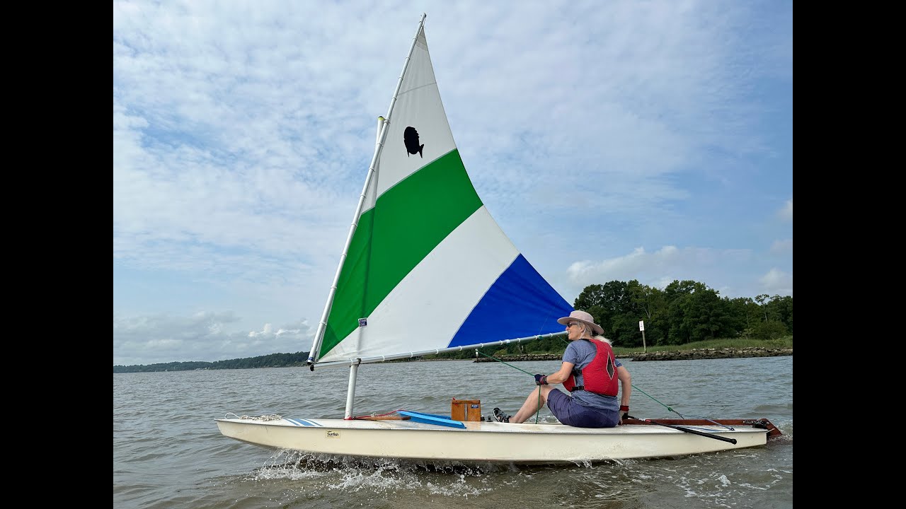 AMF Sunfish MADISON Sailing the James River - YouTube