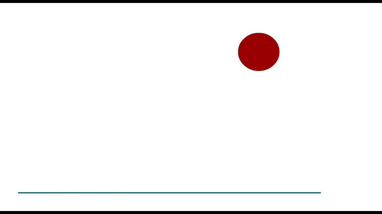 My First 2D Animation: Bouncy Ball - YouTube