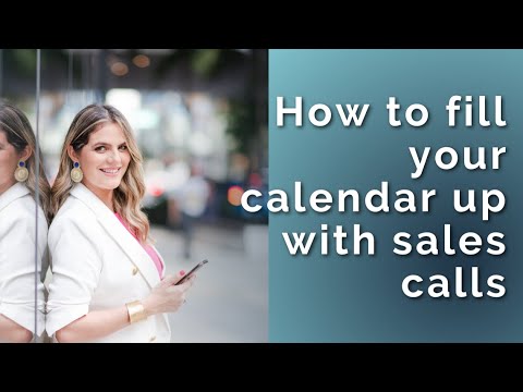 How to fill your calendar with Sales Calls - YouTube