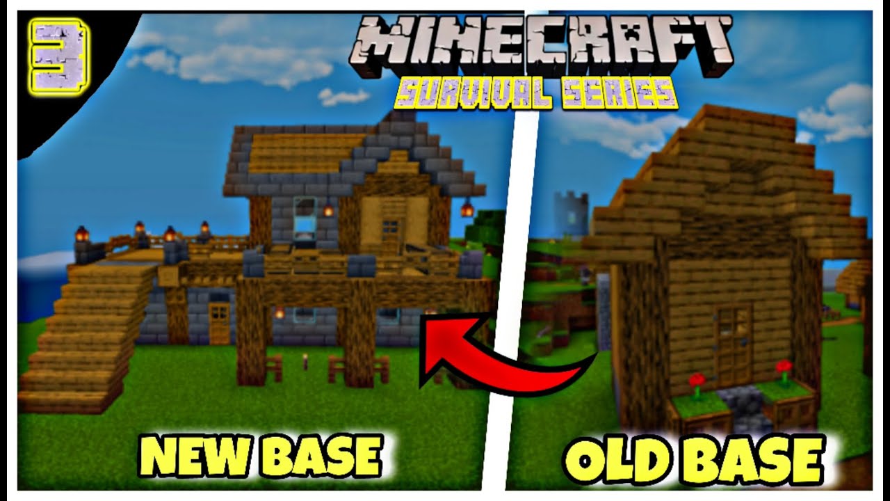 #3 I made the best minecraft survival base || Minecraft Survival Series ...