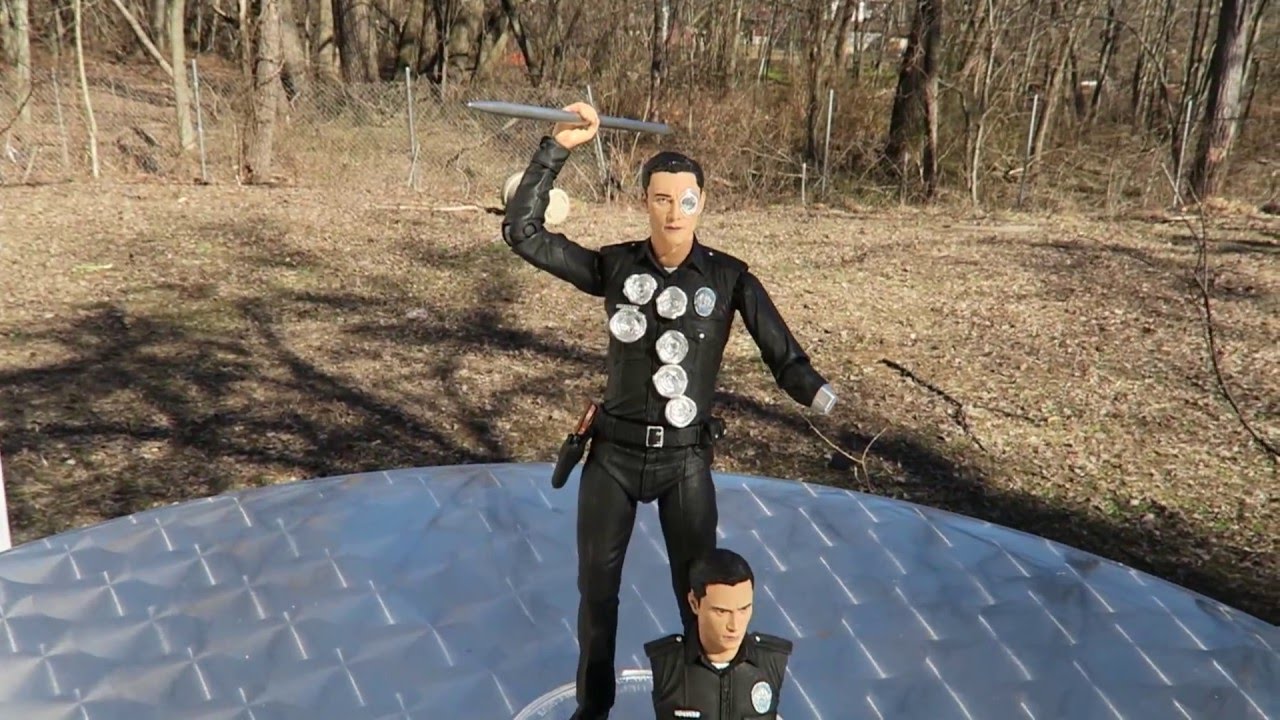 Terminator Genisys T-1000 "Police Disguise" Figure Review (NECA) - YouTube