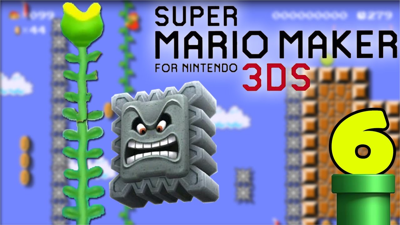 Super Mario Maker 3DS - Maxi Hot Heads & Ranken | Let´s Play Mario ...