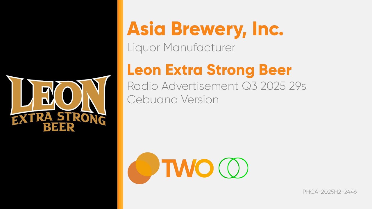 Leon Extra Strong Beer Radio Ad Q3 2025 29s (Cebuano Version) [ST ...