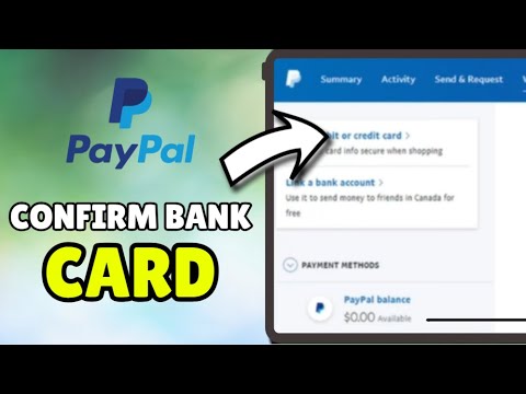 How To Confirm a Bank Card in PayPal (2026) - Verify your Credit Card ...