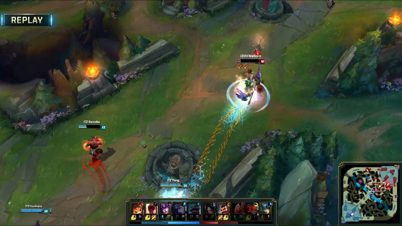 Ridiculous synergy from ITZ Revolta and Yang - League of Legends - YouTube