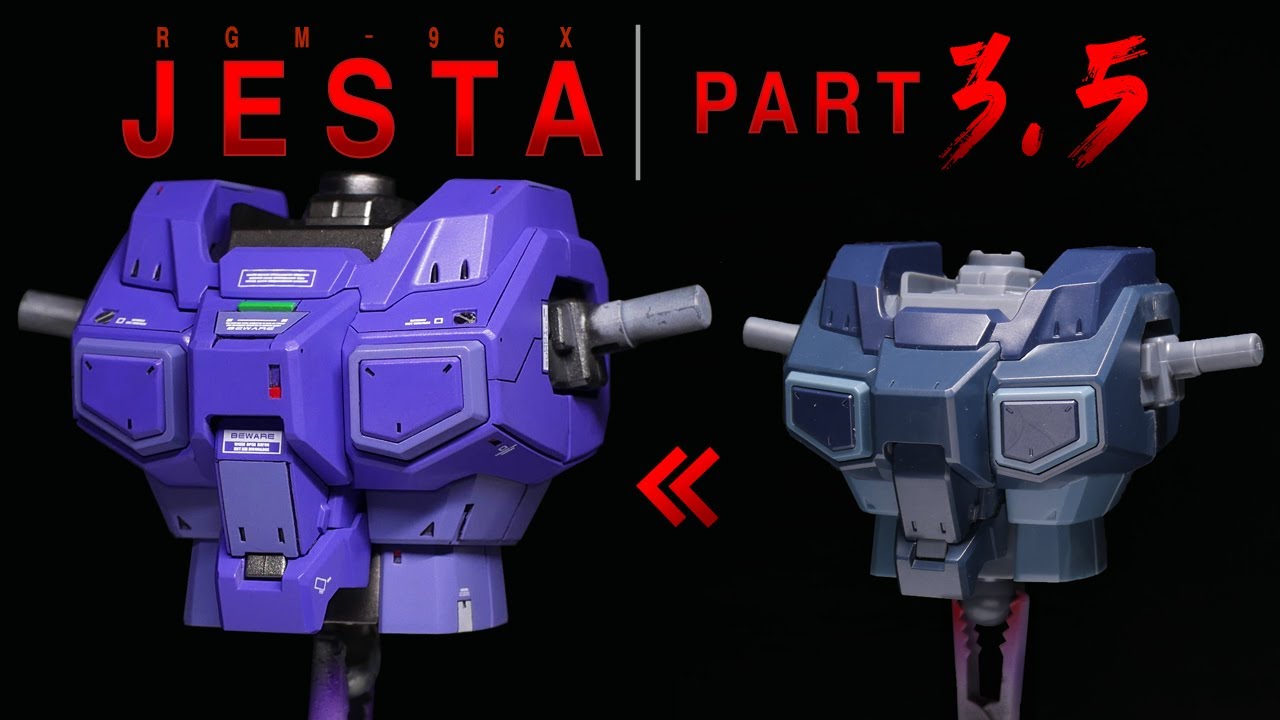 CUSTOM GUNPLA - MG JESTA BUILD EPISODE 3.5 ジェスタ(機動戦士ガンダムUC) - YouTube