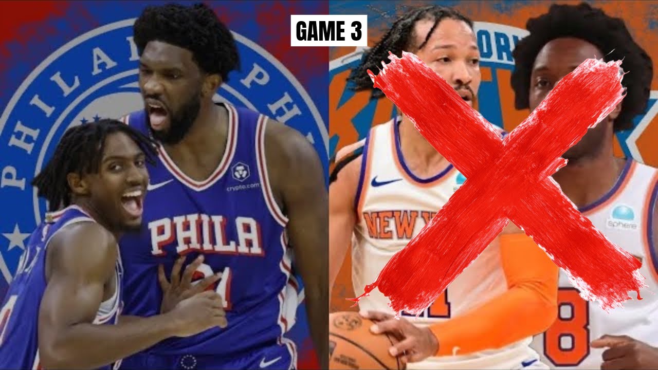 Joel Embiid Leads Sixers With 50 Points Against New York Knicks - YouTube
