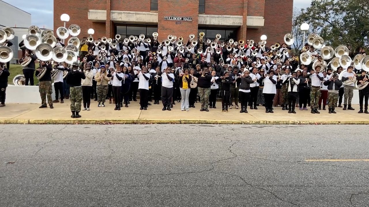 Alabama State University Marching Band I Got 5 On It 2023 Pre Turkey ...