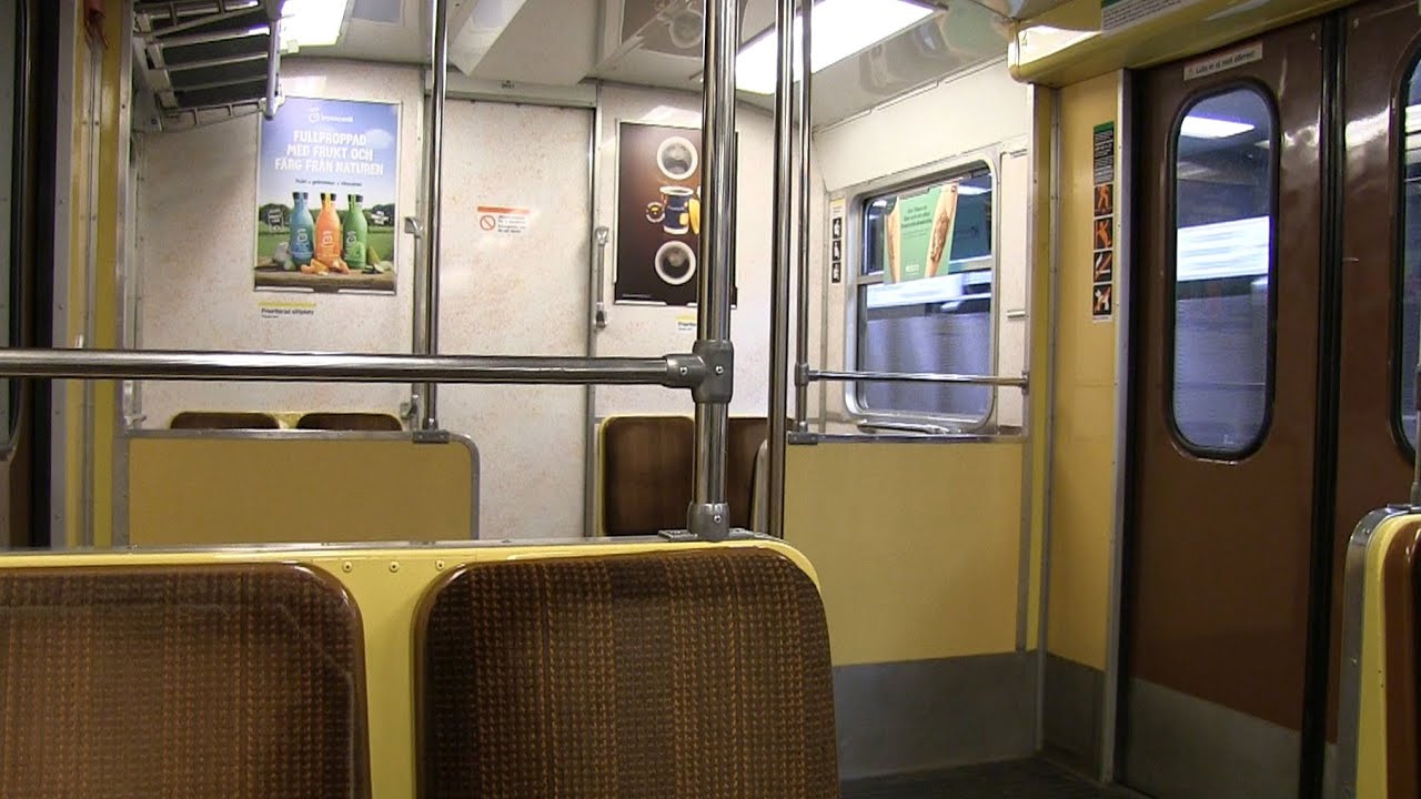 Tågresa med C6 i Stockholms tunnelbana 2020. - YouTube
