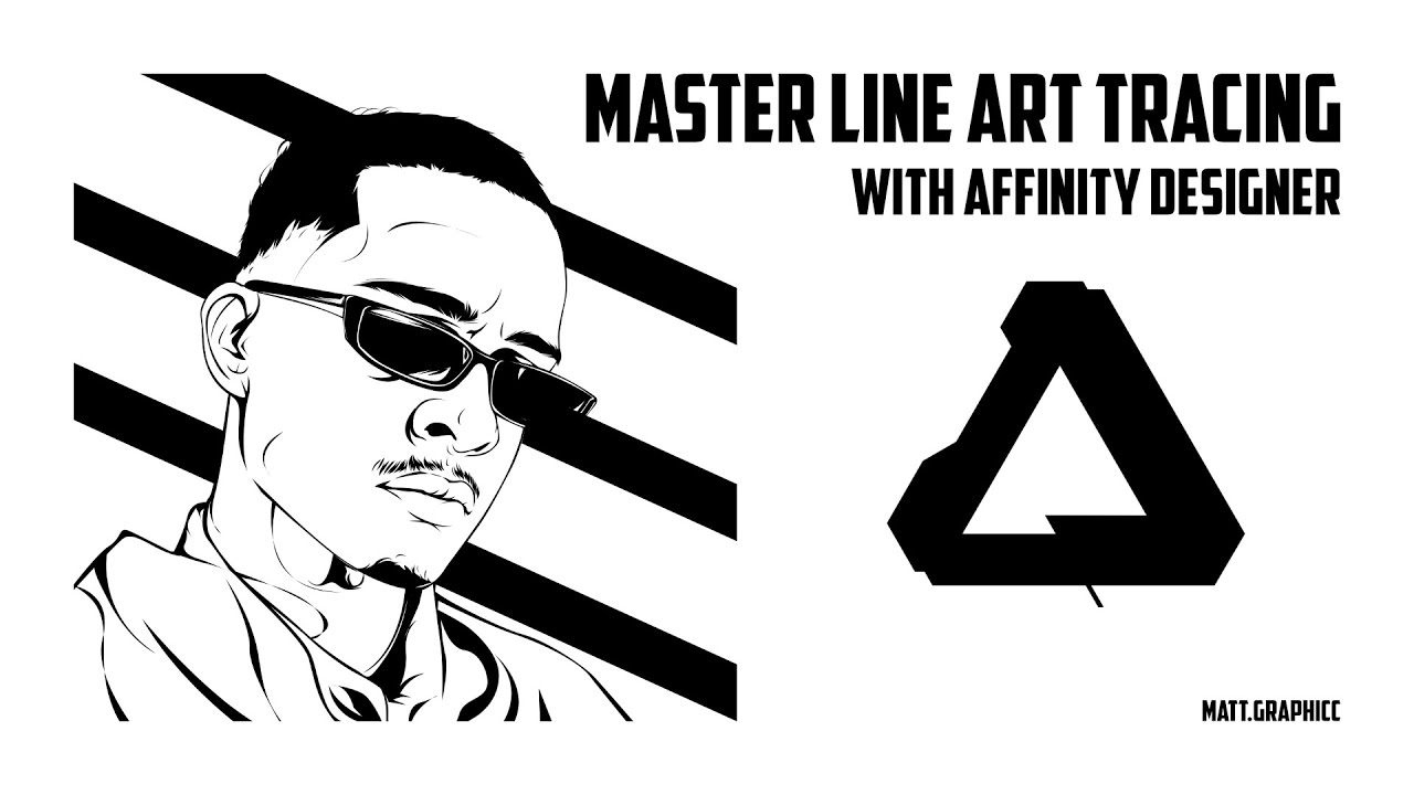 Master Line Art Tracing with Affinity Designer - YouTube