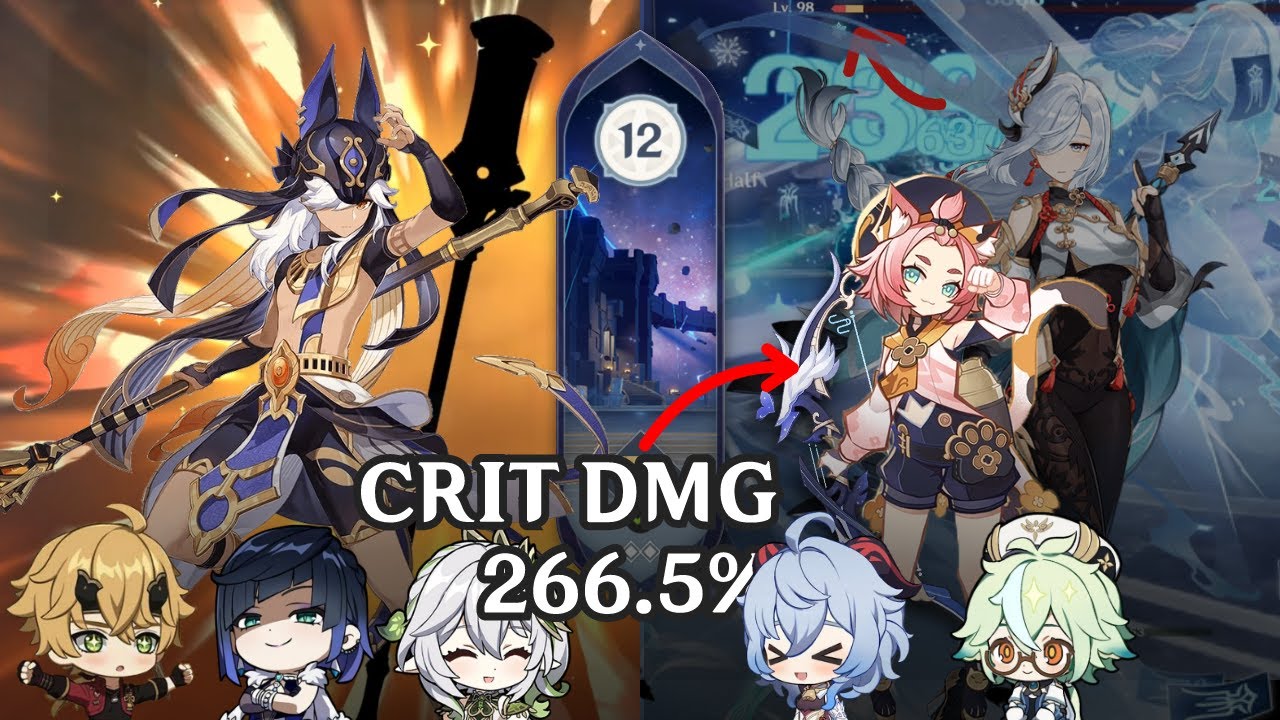 C1 Cyno-Thoma and C0 Shenhe-Diona | Abyss 3.5 - Floor 12 Full Stars ...