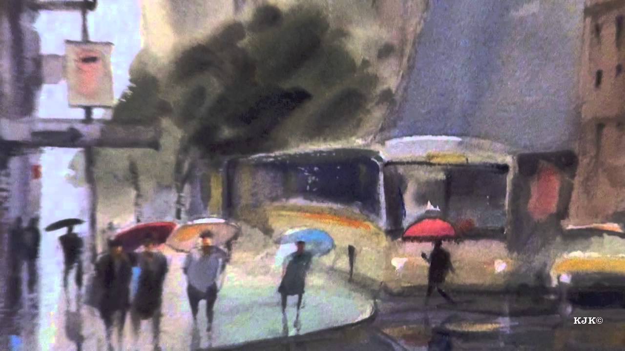 Roger Whitlock Exhibition A Rainy Day in Midtown - YouTube