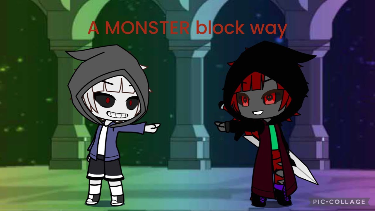 Poppy playtime chapter 2 (A MONSTER block way) SANS VS MONSTER - YouTube