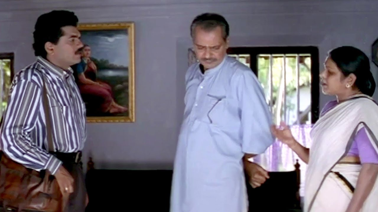 രാജേന്ദ്രന്റെ കള്ളത്തരം അമ്മാവൻ കയ്യോടെ പൊക്കി | Mukesh Comedy Scenes ...