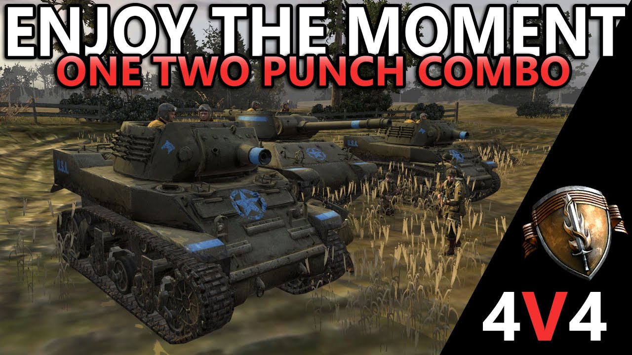 COH2 : [4v4] Fun game - YouTube