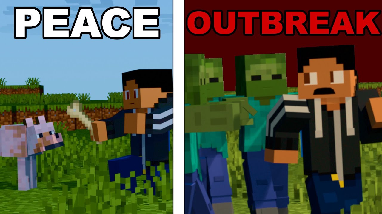 Surviving Minecraft's Most Chaotic Apocalypse: THE MOVIE - YouTube