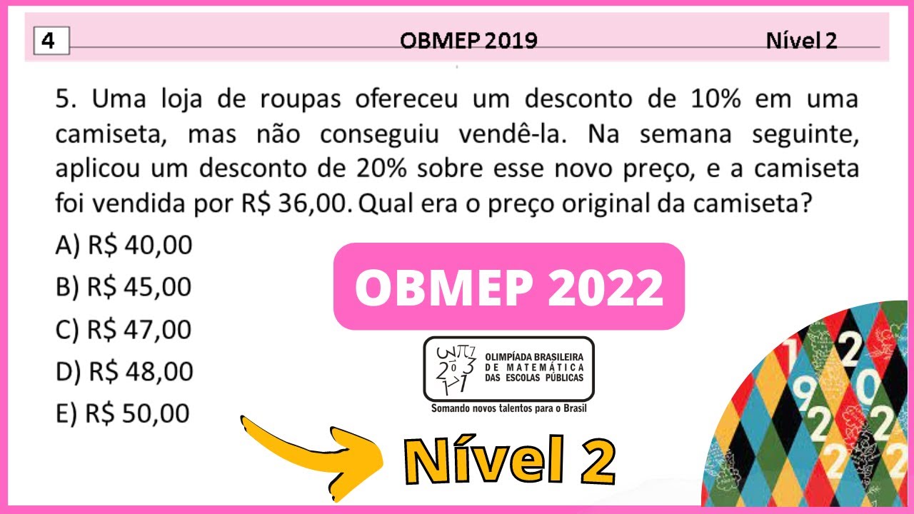 Prova Da Obmep 2022 - BRAINCP