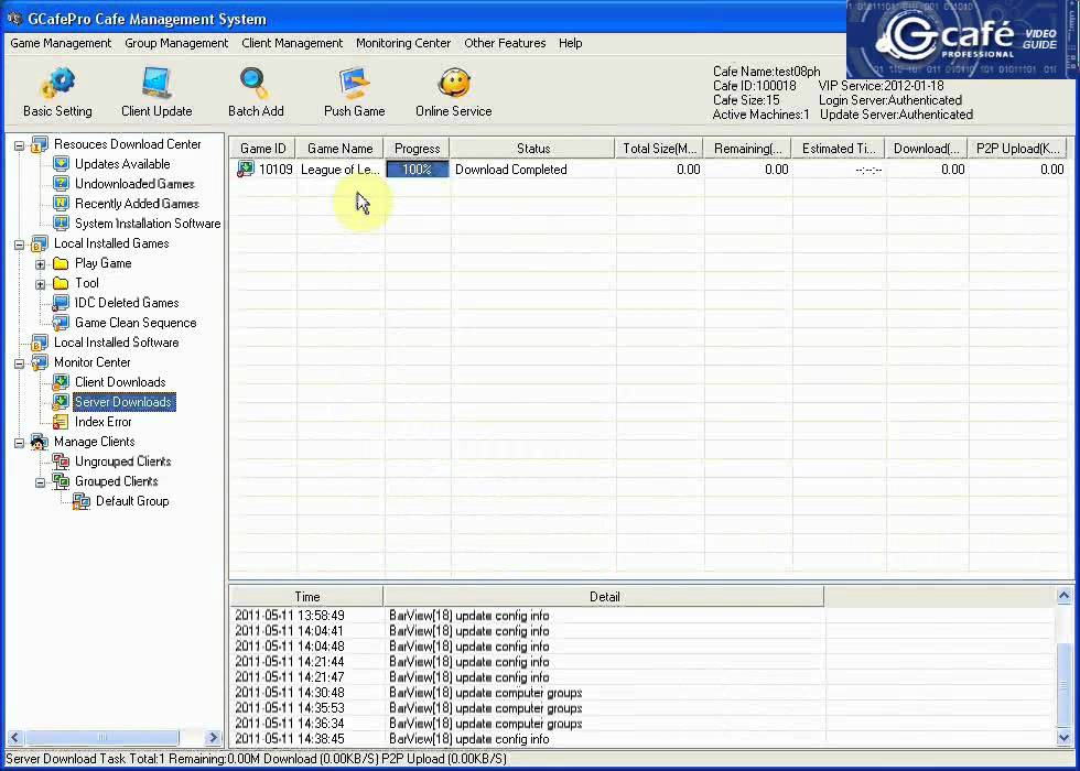 GCafe Pro Monitoring Game Download - YouTube